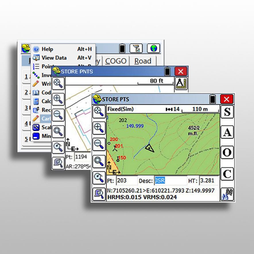 Datenverwaltungssoftware - Carlson SurvCE - ComNav Technology Ltd. - Datenerfassung / für ...