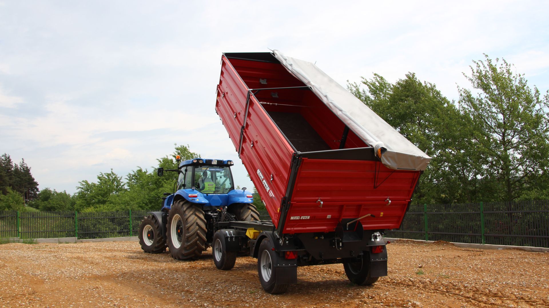 Anhänger mit Kipper - T739 - Metal-Fach Sp. z o.o. - 2-Achsen / für ...