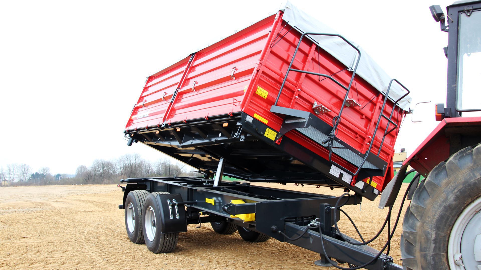 Anhänger mit Kipper - T755 - Metal-Fach Sp. z o.o. - 2-Achsen / für ...