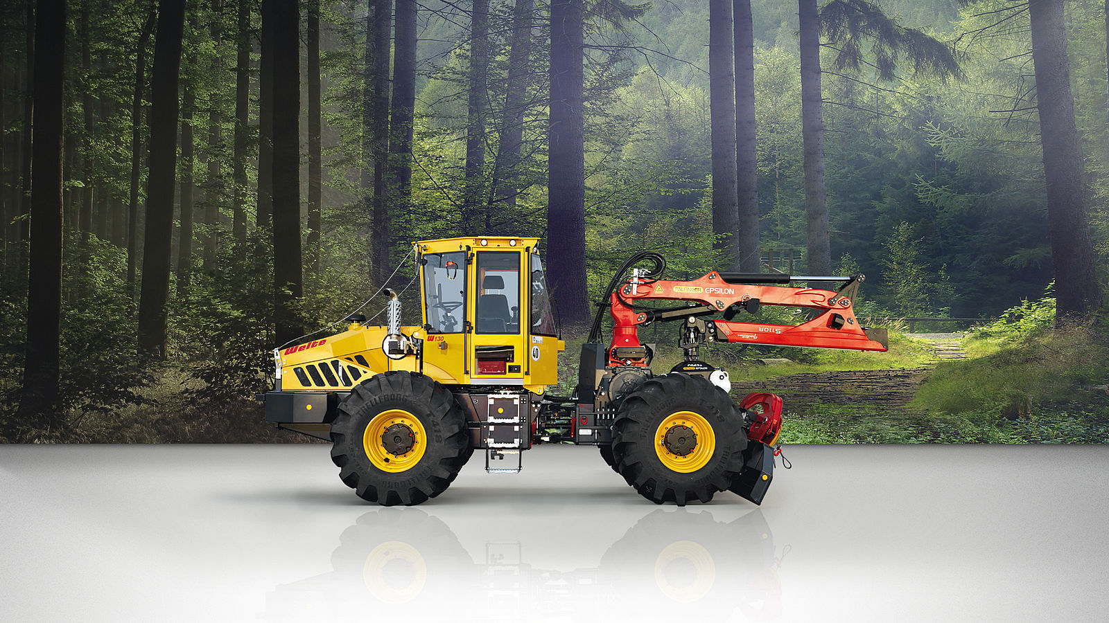 Forst Skidder / mit Greifer - W130 - welte - mit Eigenantrieb / mit Greifer