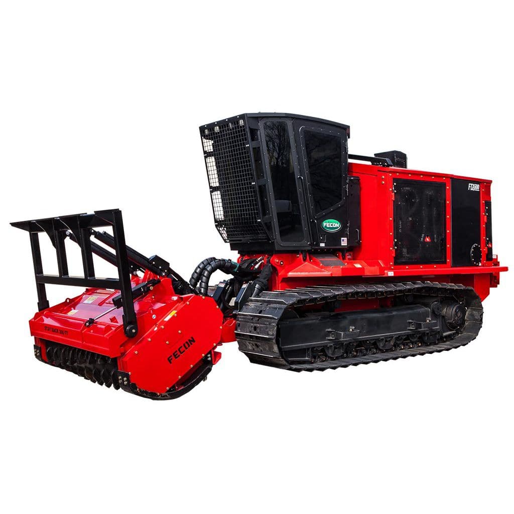 Horizontales Mulchgerät / Stirn - FTX600 - fecon - Schlegel / für ...