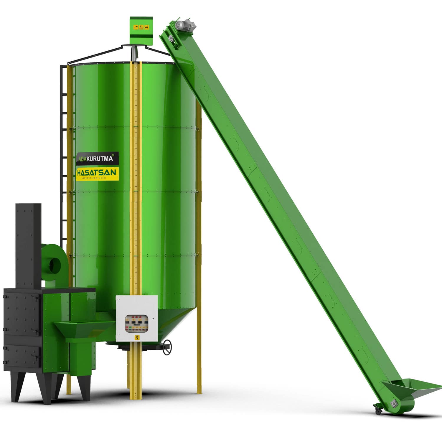 Schalenfrucht-Trockner - 9 TON - HASATSAN - stationär / mit ...