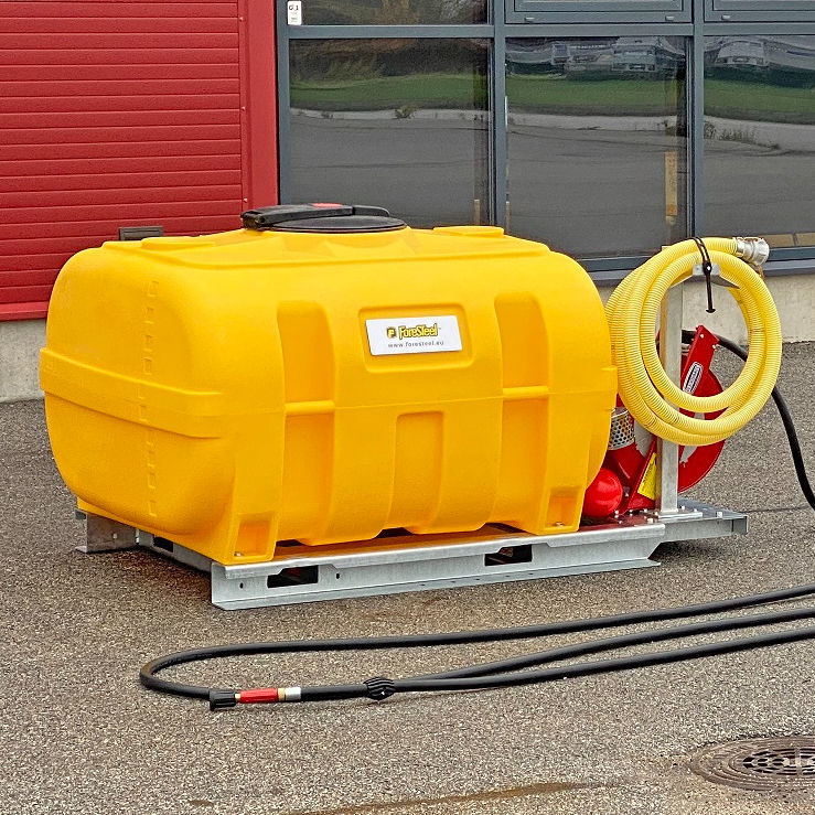 Wassertank - FTW-1000 - Foresteel - mobil / Kunststoff / Bewässerung