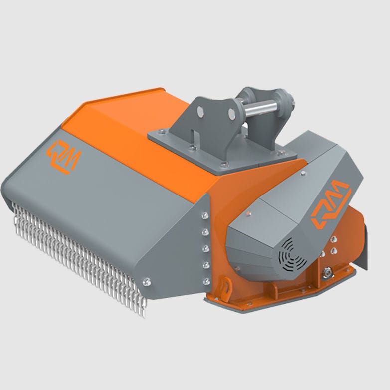 Horizontales Mulchgerät / für Bagger - SM Series - QM Srl - angebaut ...