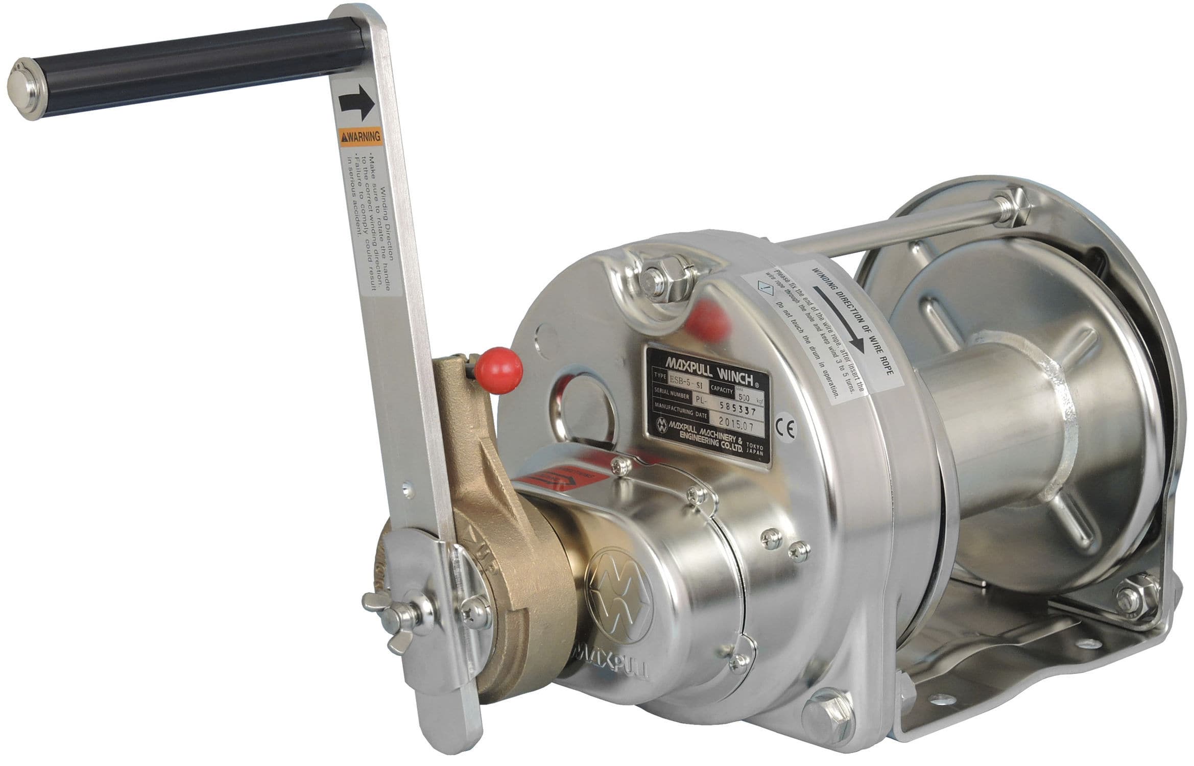 Seilzug-Winde - ERSB-5-SI - MAXPULL MACHINERY & ENGINEERING CO., LTD. - Seil / für ...