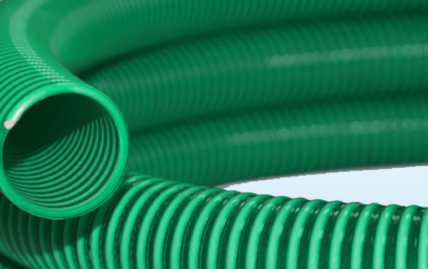 Ansaugschlauch - Captain Polyplast Limited - elastisch / Bewässerung / PVC