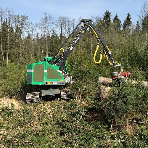 Raupen-Harvesteraggregate - 133HVT - Neuson Forest GmbH - für Gefälle