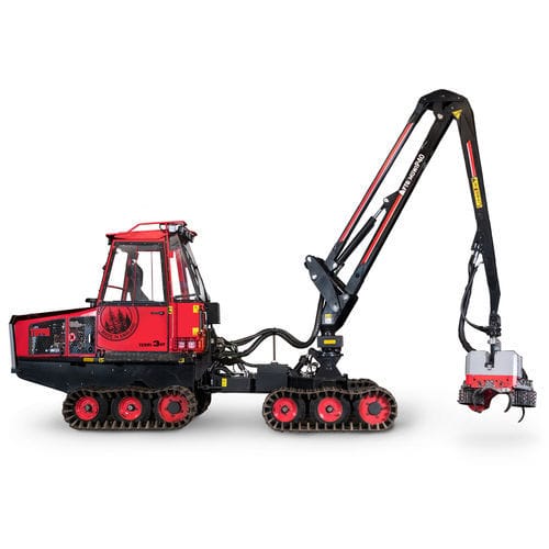 Raupen-Harvesteraggregate - 3HT - TERRI - mit Kran