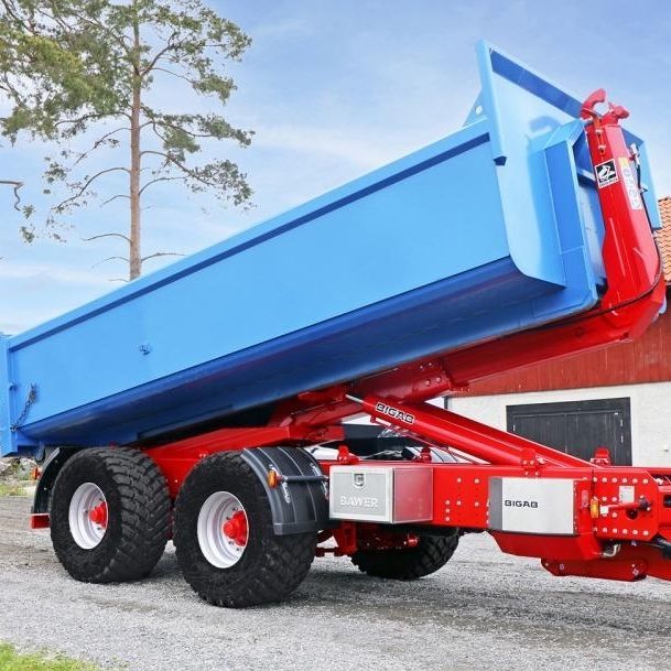 Remolque con brazo de elevación con gancho - B20 - AS FORS MW - de 2 ...