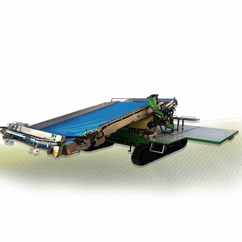 Cosechadora de hortalizas - SLIDE TRAX VALERIANA - HORTECH Srl ...