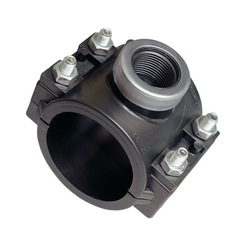 Collarín de toma en carga - 02190 series - Poliext CSÖVEK Kft.