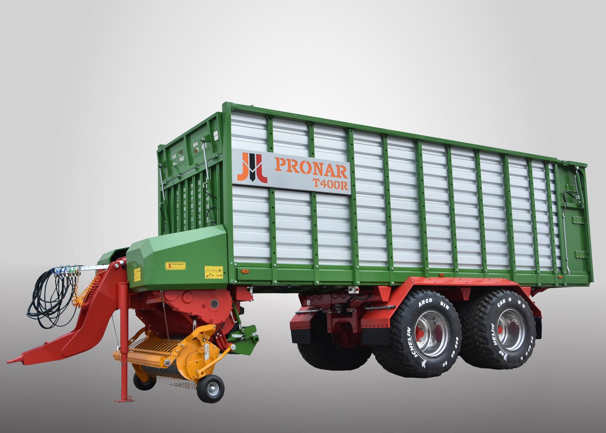 Remolque autocargable - T400R - Pronar Sp. z o.o. - de 2 ejes / para ...