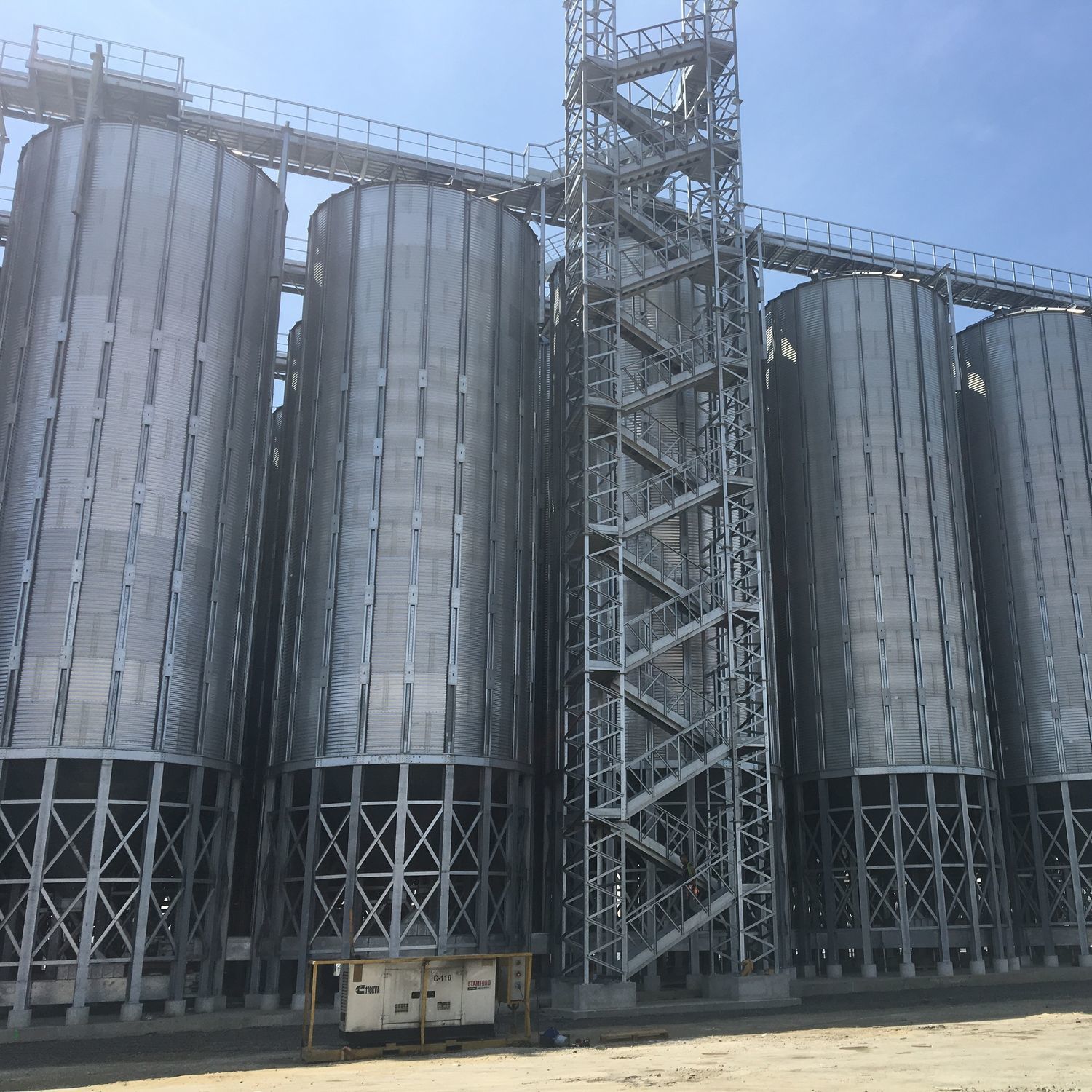 Silo para cereales - SILOS Spain - de acero galvanizado / redondo / con ...
