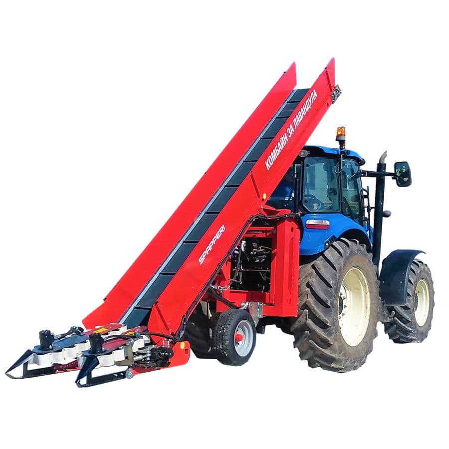 Cosechadora de plantas aromáticas - MP100 - SPAPPERI - montada en tractor