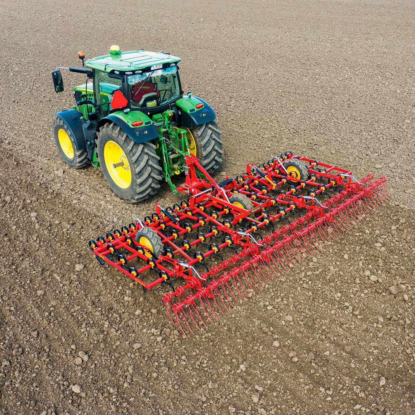 Rastra de dientes - NZ 500-600 - VÄDERSTAD GmbH - plegable / con rodillo