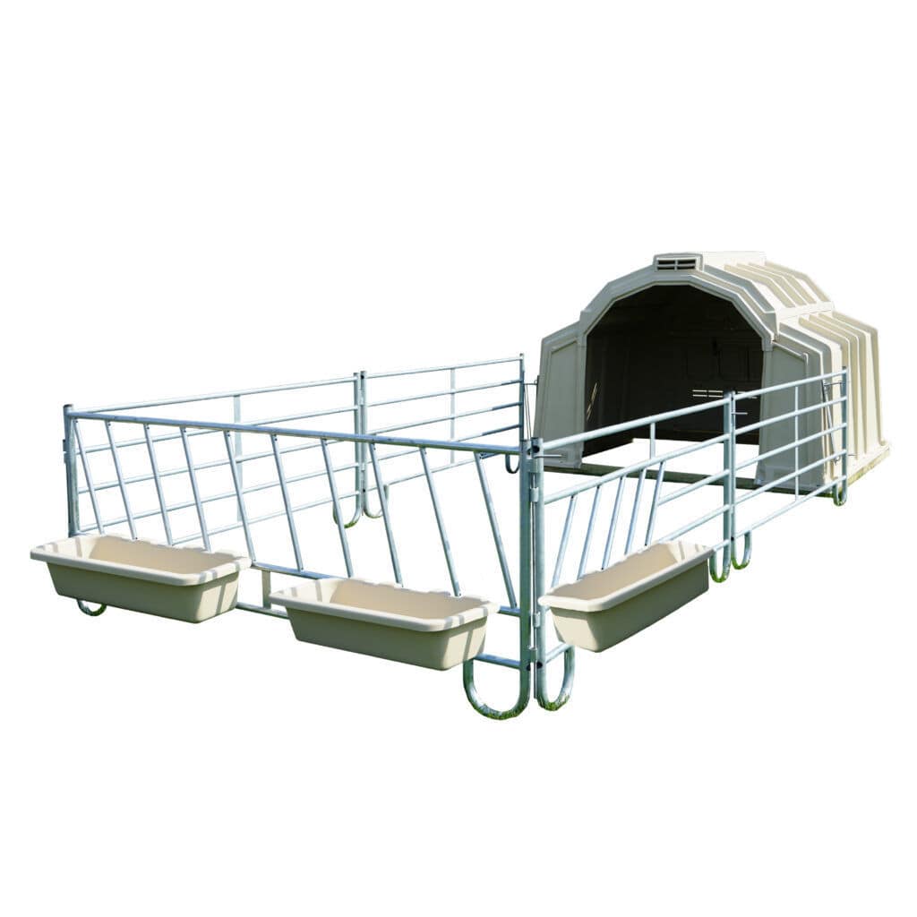 Alambrada para caseta individual para ternero - Calf-Tel - L.T. Hampel ...