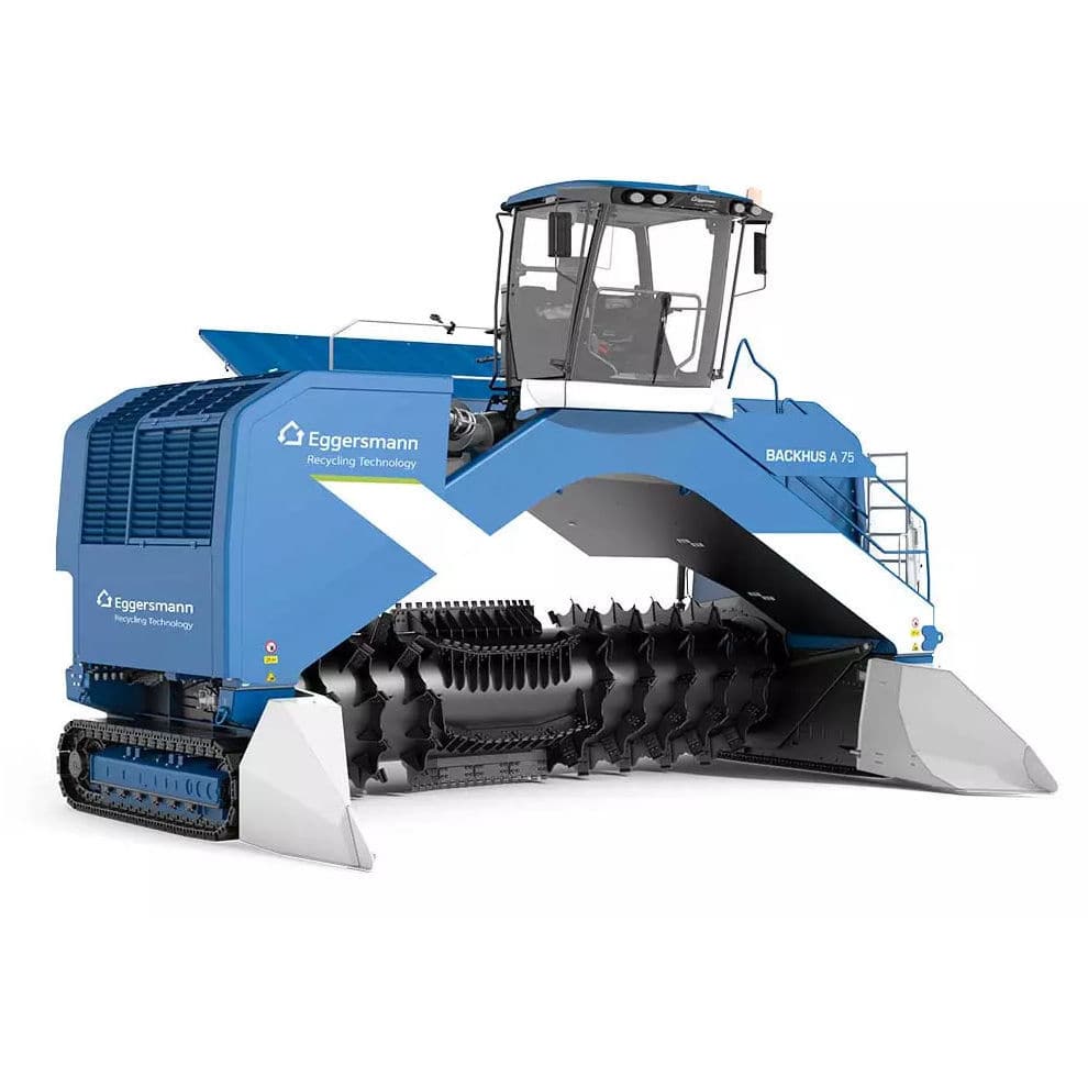 Revolvedor de compost automotor - BACKHUS A 75 - Eggersmann Recycling ...