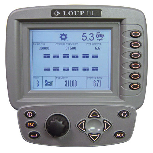 Controlador de insumos agrícolas embarcado - Loup III - Loup Electronics Inc - con pantalla ...