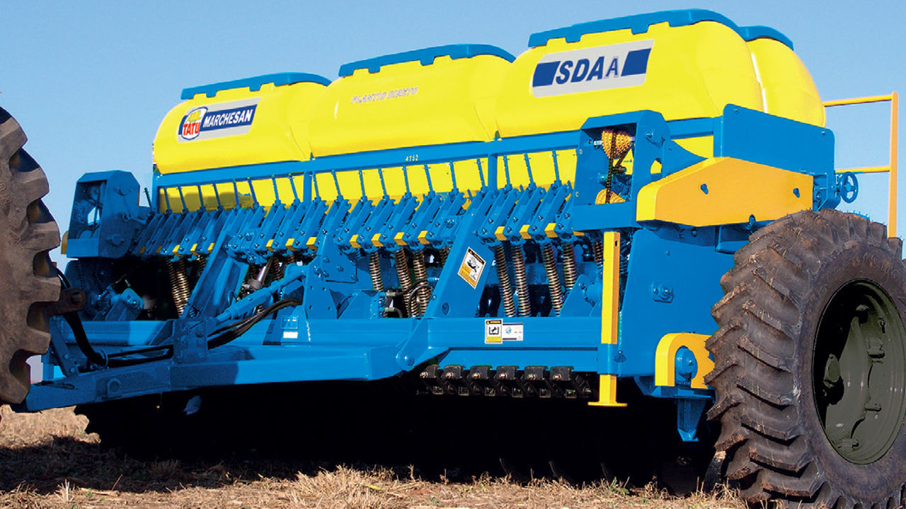 Sembradora en hileras mecánica - SDA-A - TATU-Marchesan - montada en ...