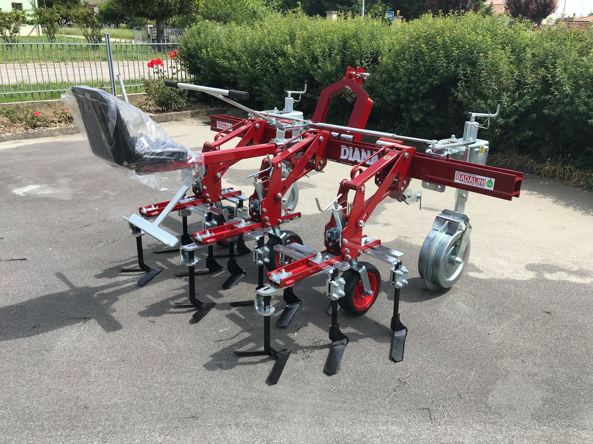 Binadora remolcada - DIANA - Badalini Srl - de desherbado / plegable / fija