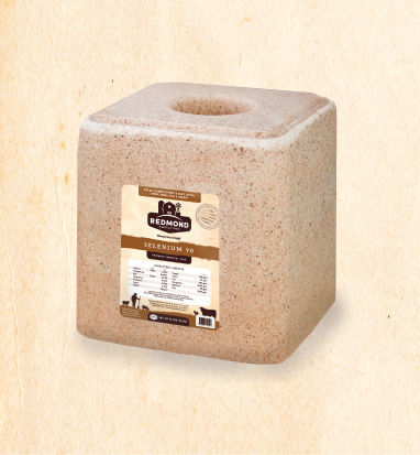Piedra de sal para bovinos - Selenium 90 Block - Redmond Minerals, Inc ...