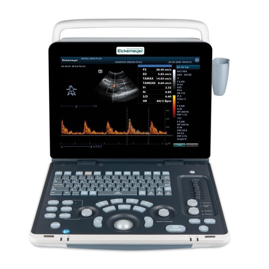 Ecógrafo veterinario Doppler portátil - MAGIC 6000 PLUS - Eickemeyer ...