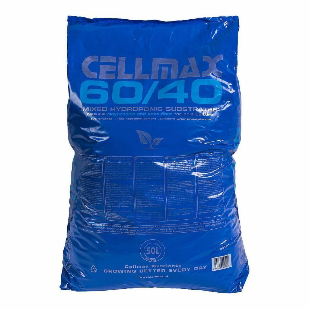 Sustrato fibra de coco - Cellmax 60/40 - cellmax - bolas de arcilla / en saco