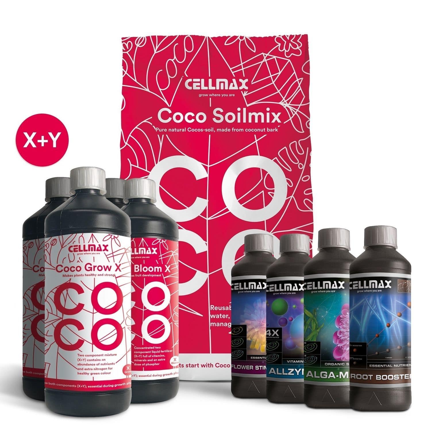 Fertilizante mineral - Coco set #2 - cellmax - NPK / líquido / para la ...