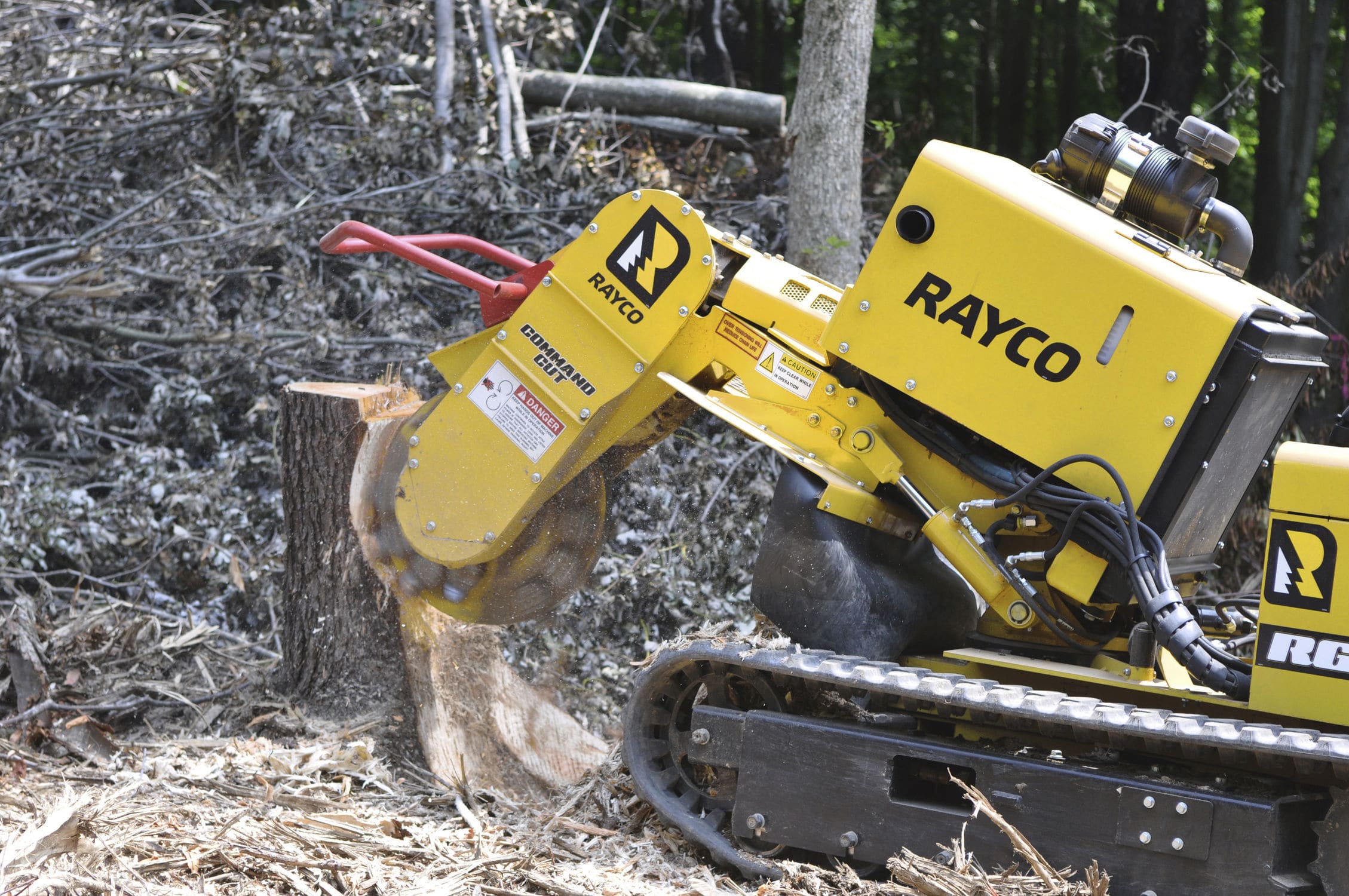Destoconador con operador a pie - RG45 - Rayco