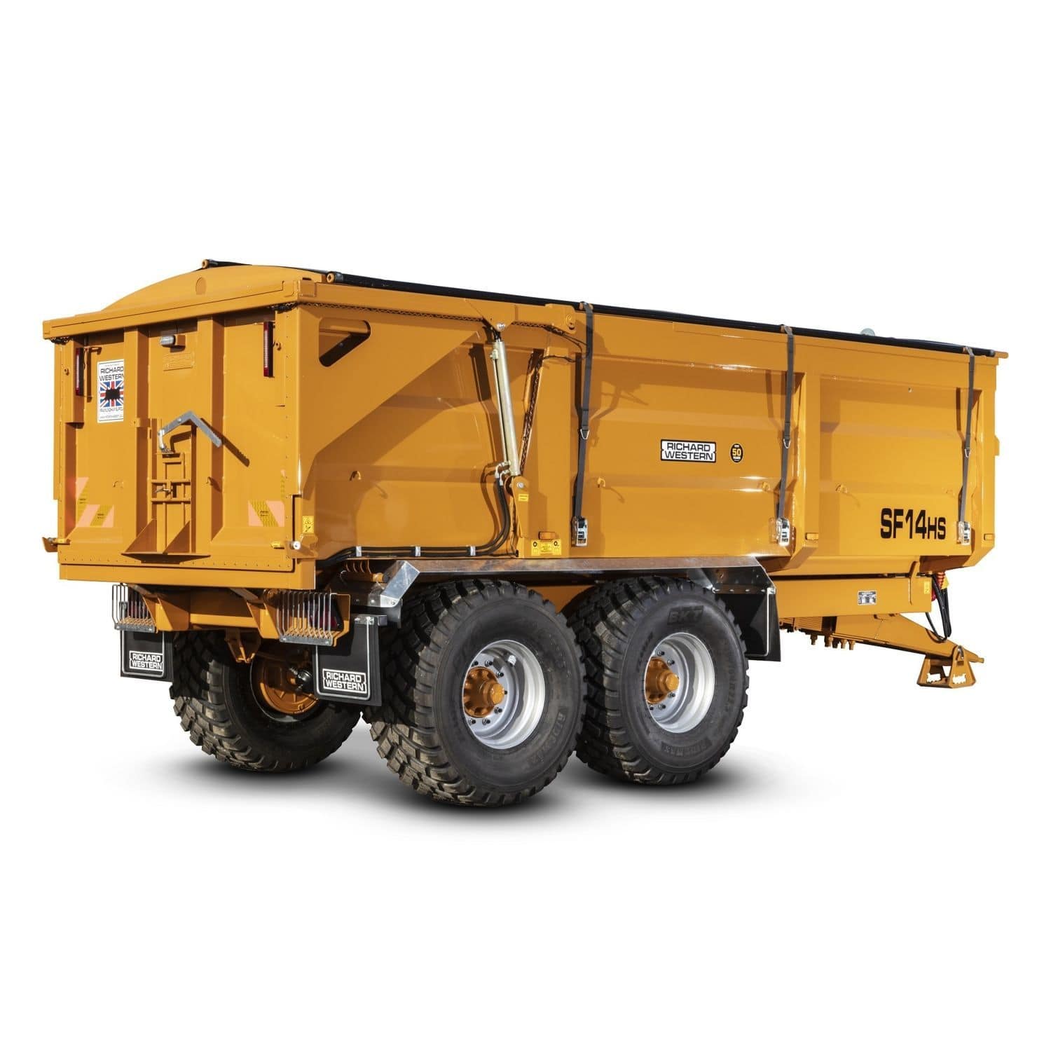 Remolque basculante - SF series - Richard Western Ltd - de 2 ejes / de ...