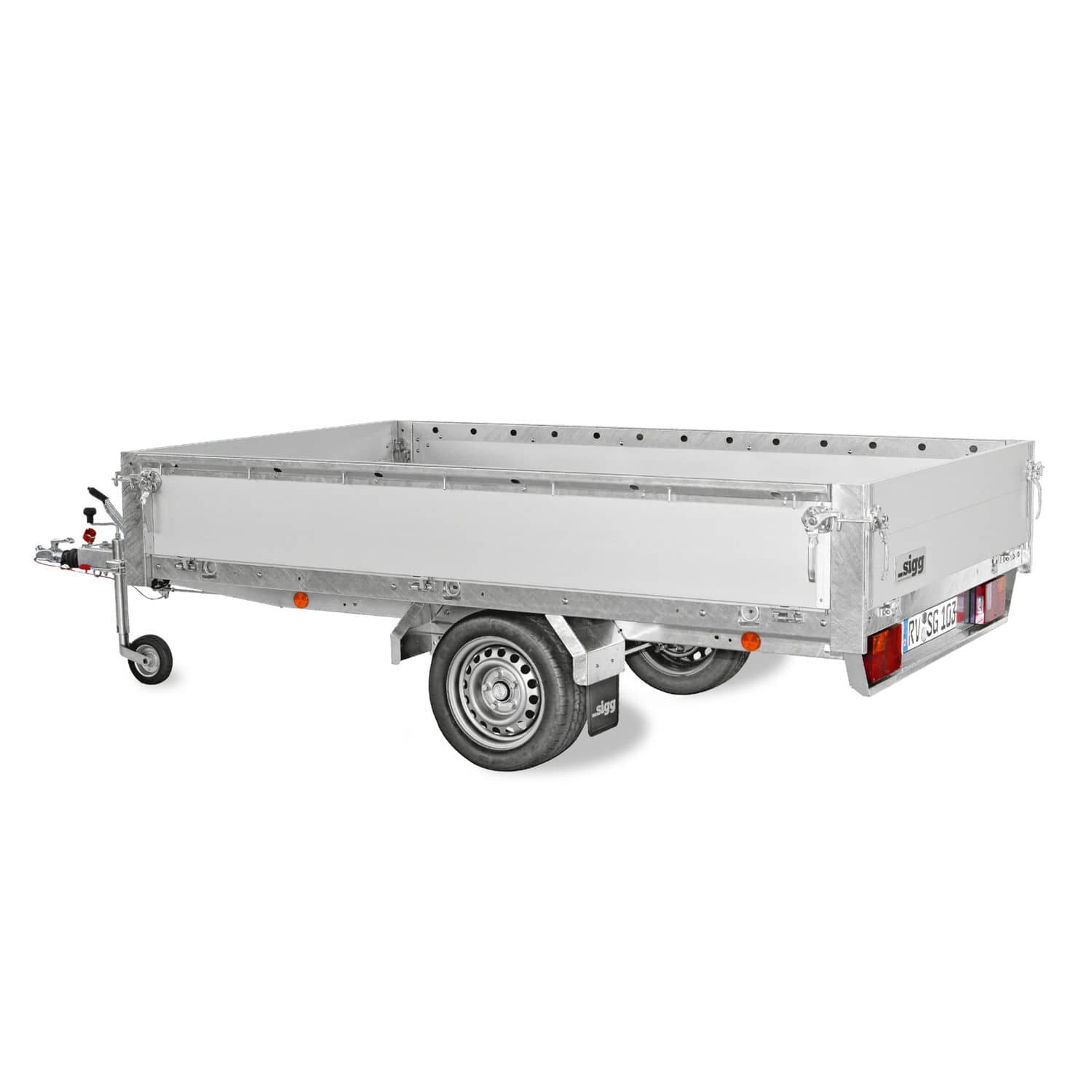 Remolque basculante - PL-EN series - _SIGG - de 1 eje / agrícola