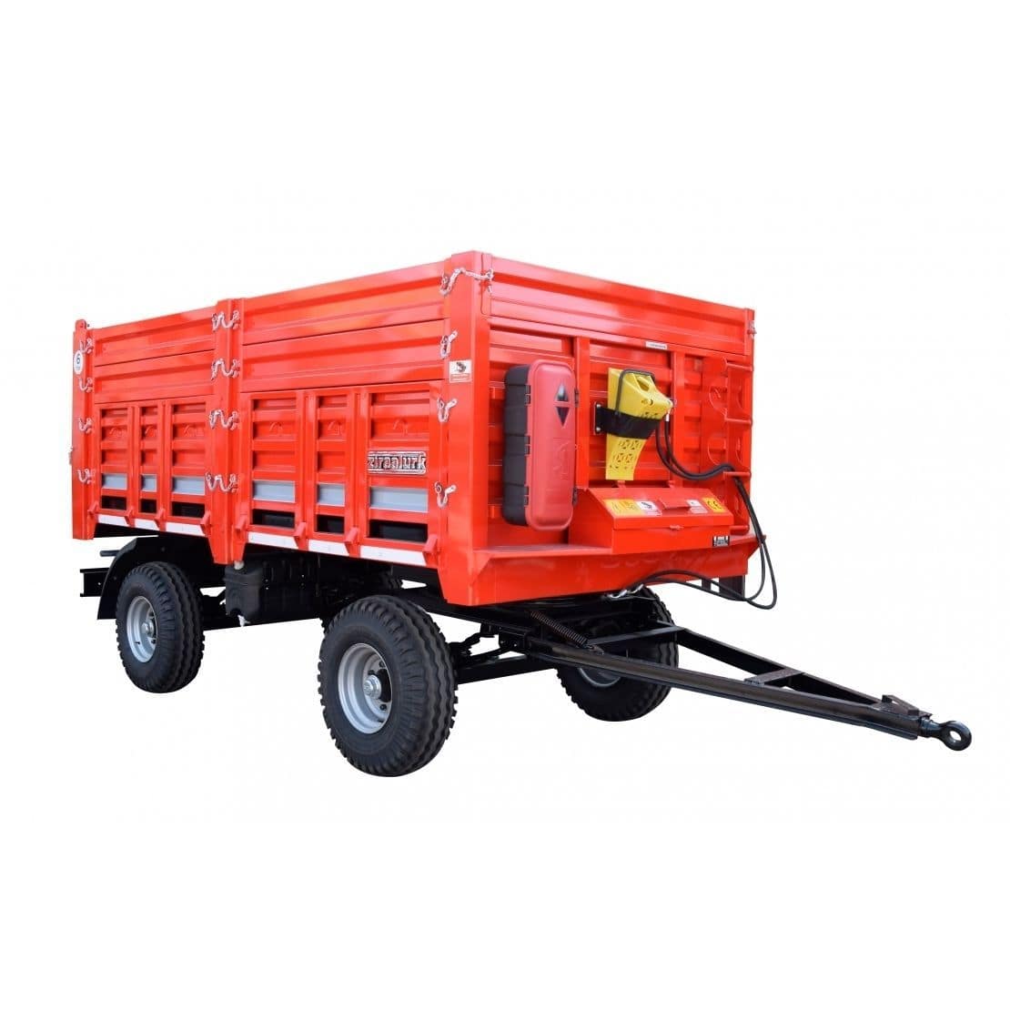 Remolque volquete - AGROWORLD - de 2 ejes / agrícola / 6 toneladas