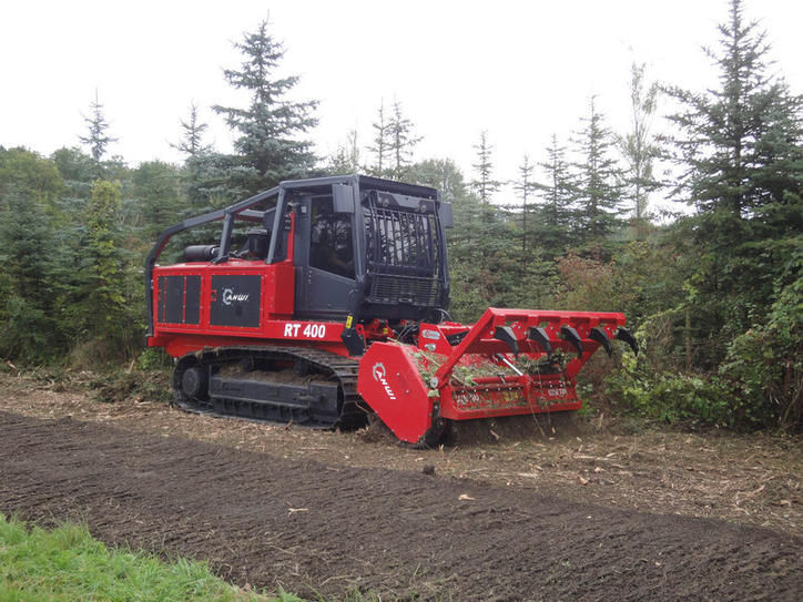 Tracteur forestier - RT 400 - AHWI Maschinenbau GmbH - à chenille / à ...