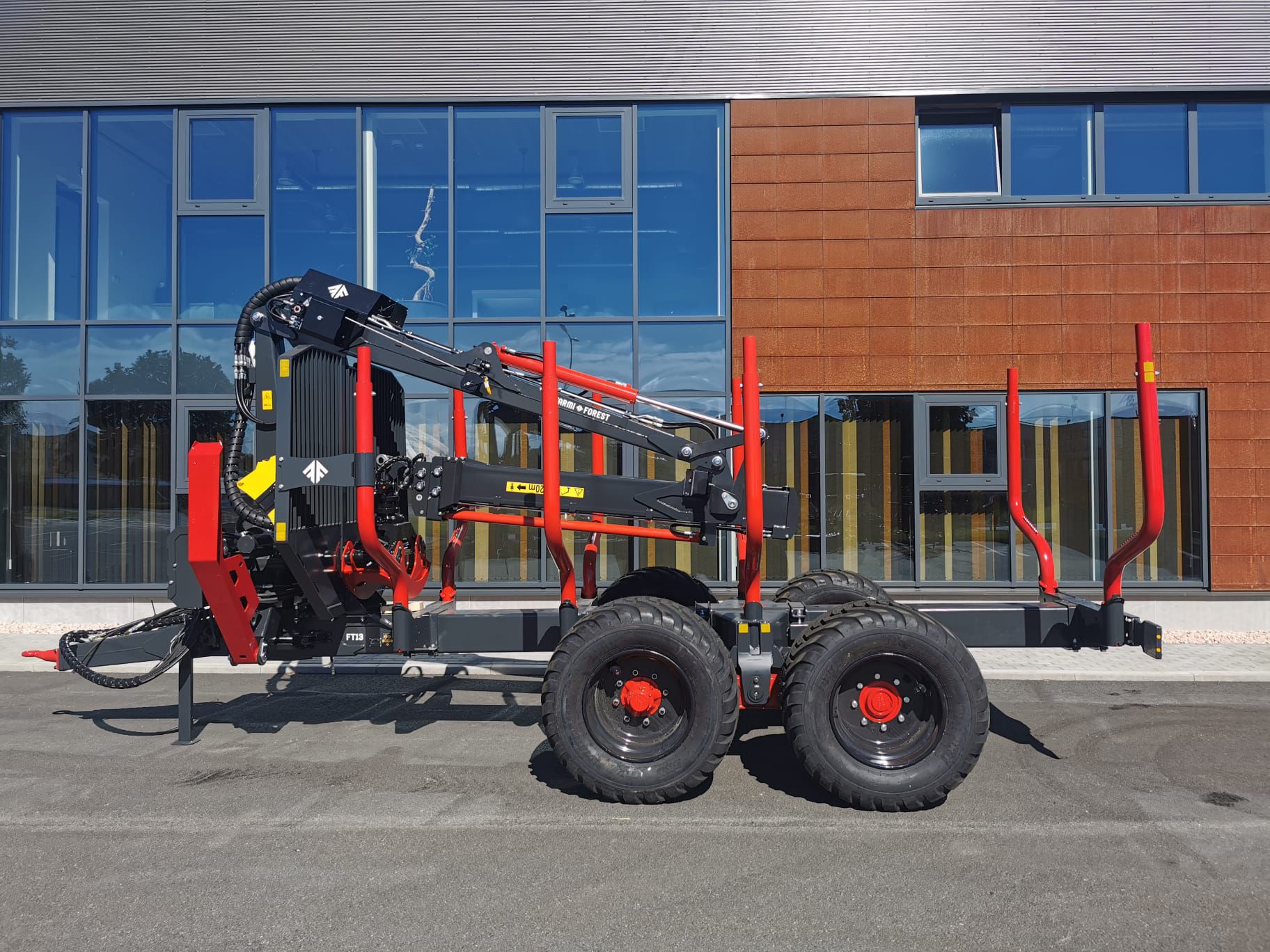Remorque à 2 essieux - FT13 - FARMI FOREST Corporation - forestière ...