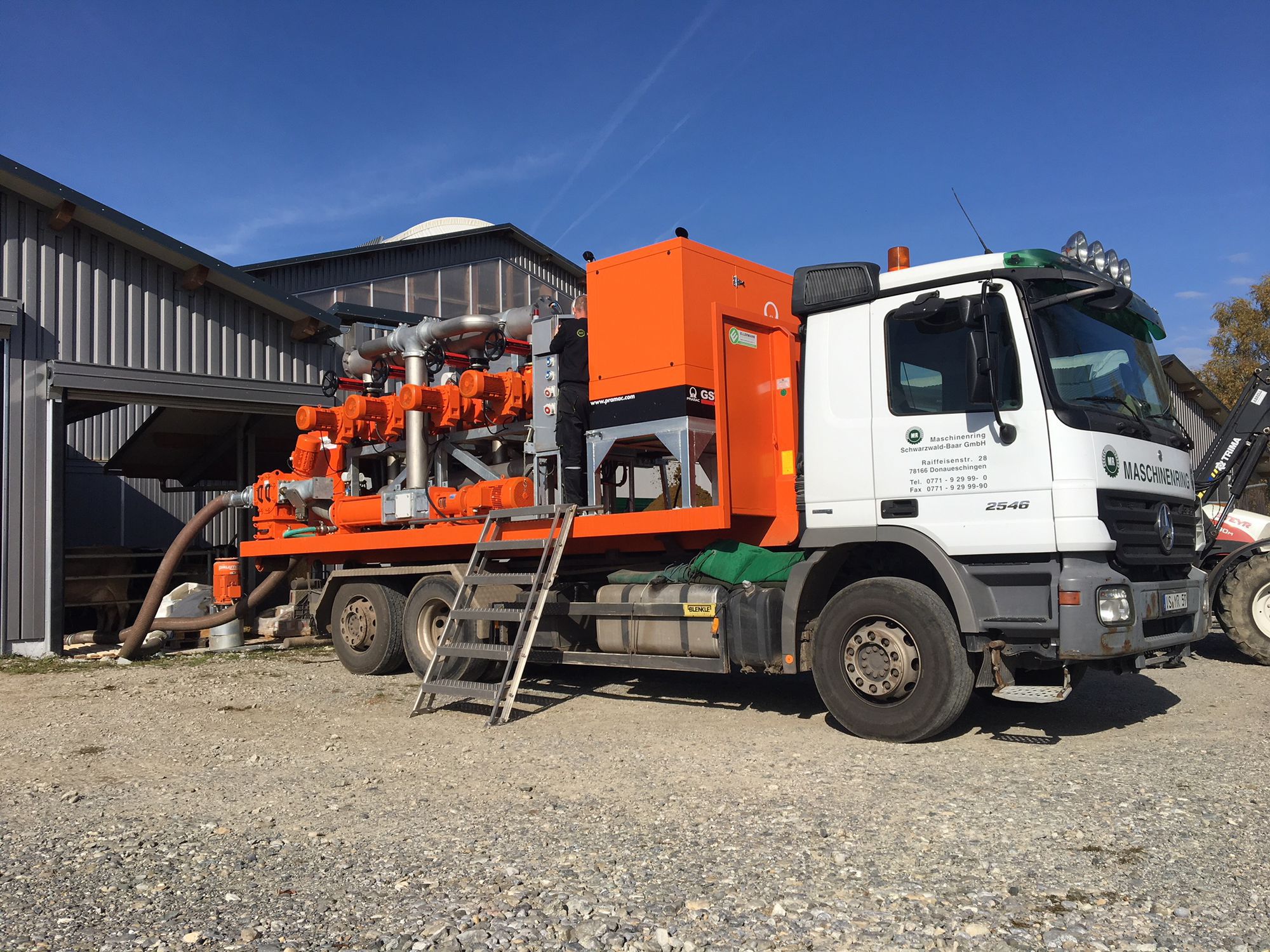 Séparateur de phases mobile - Fritz Paulmichl GmbH - à montage sur camion