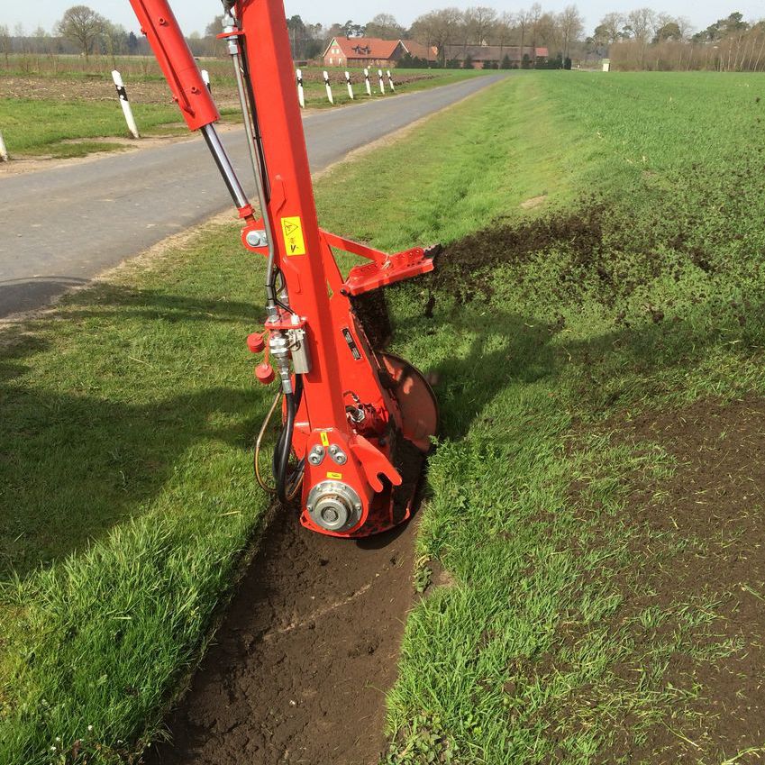 Trancheuse de sol hydraulique - GSF 600 - Gerhard DÜCKER GmbH & Co. KG