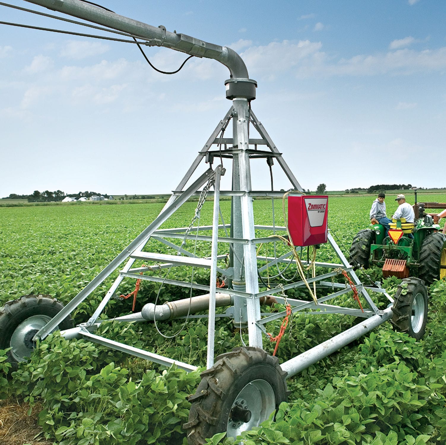 Pivot d'irrigation central - Zimmatic 9500MP - Zimmatic by Lindsay ...
