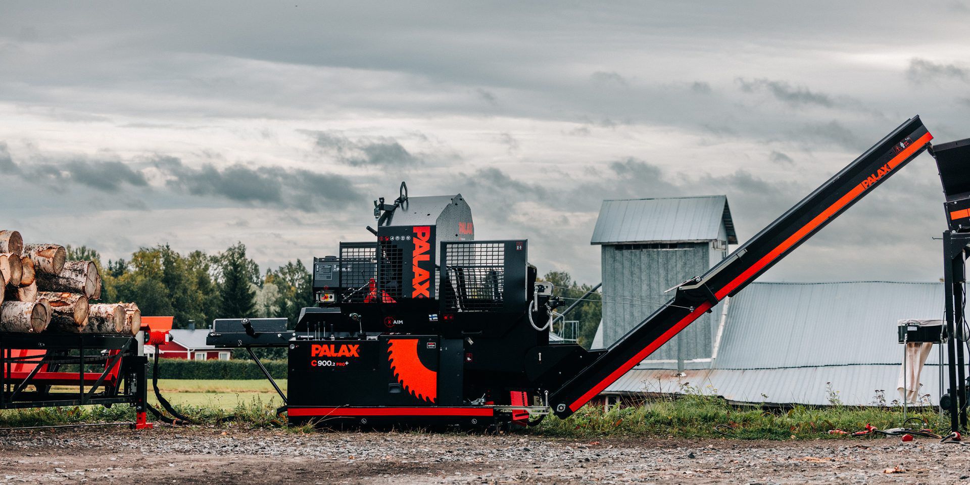 Combiné scie/fendeuse avec scie circulaire - C900 PRO+ - PALAX - avec ...