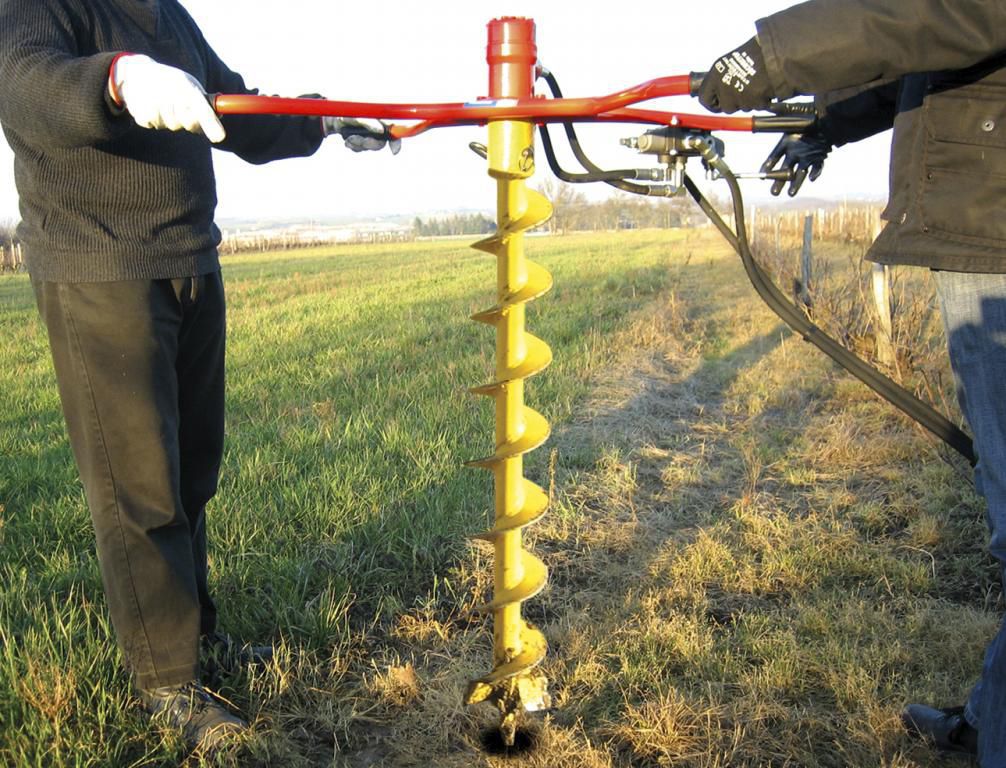 Tarière hydraulique - TRH - RABAUD - Vidéos