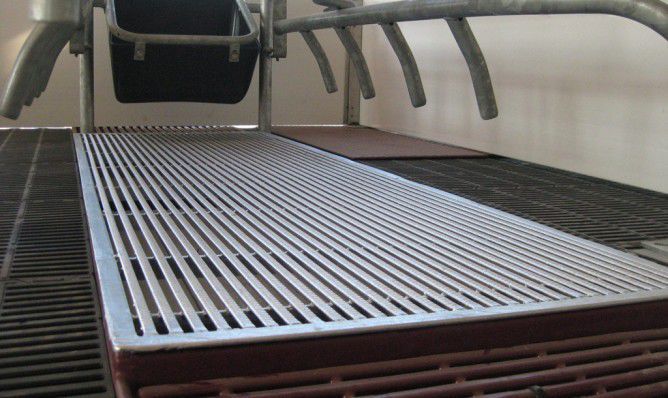 Caillebotis en acier - Evoteck s.r.l. - pour élevage porcin