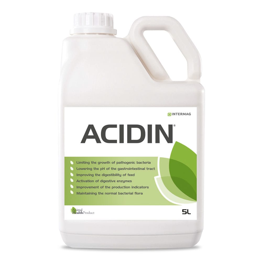 Additif alimentaire acidifiant - ACIDIN - INTERMAG Sp. z o.o. - pour ...