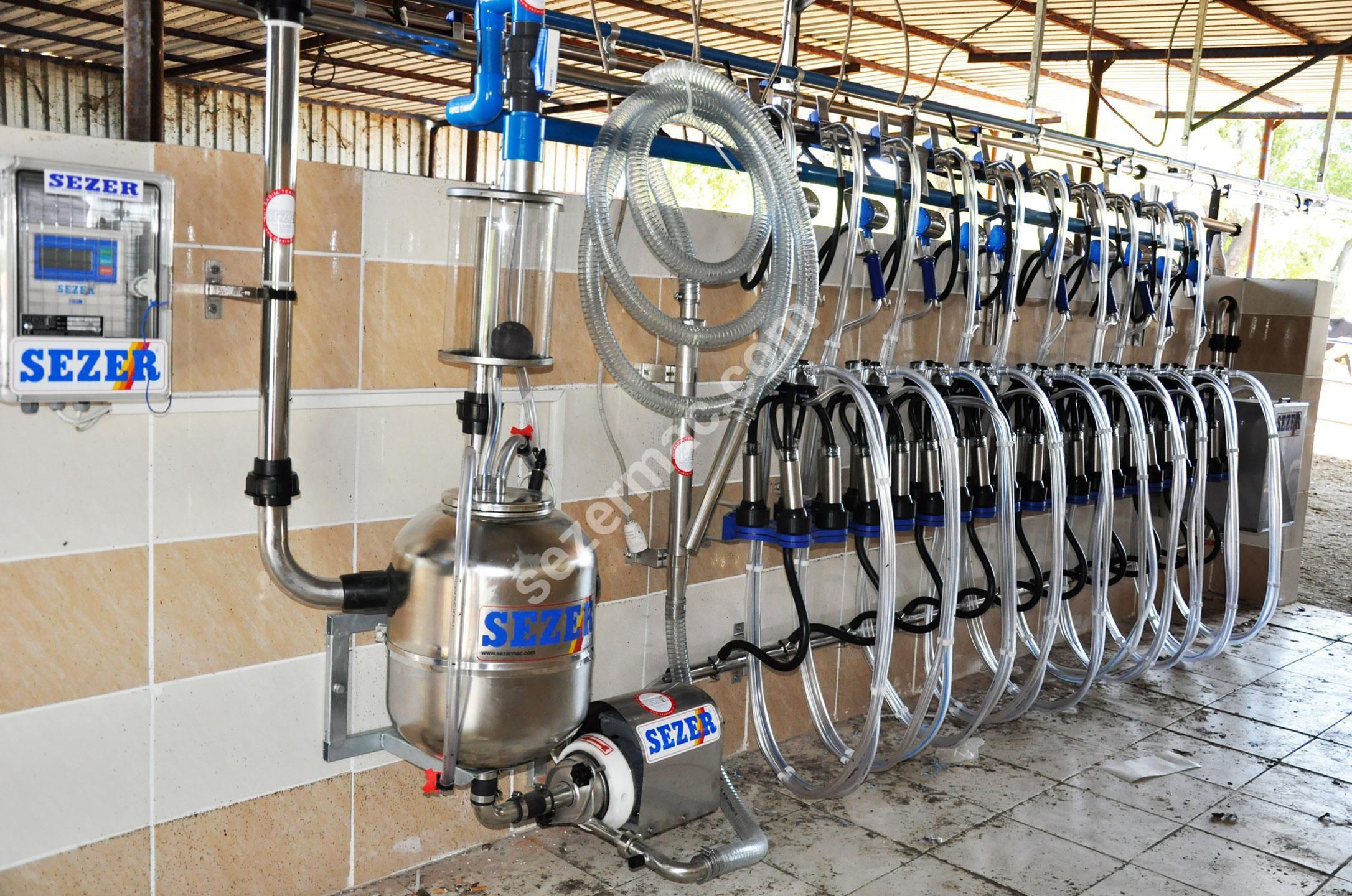 Machine à traire pour vaches - SEZER TARIM ve Sagim Teknolojileri San ...