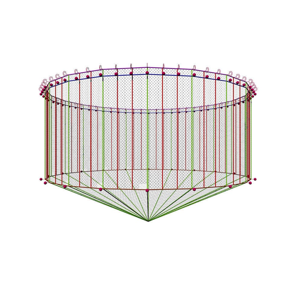 Filet d'aquaculture pour séparation de bassin - Mørenot Aquaculture AS ...