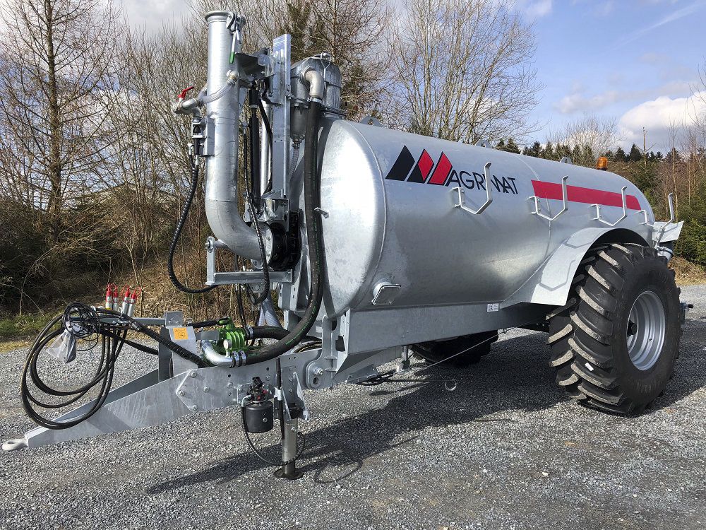 Tonne à lisier à 1 essieu - SKF series - Agrimat - avec enfouisseur