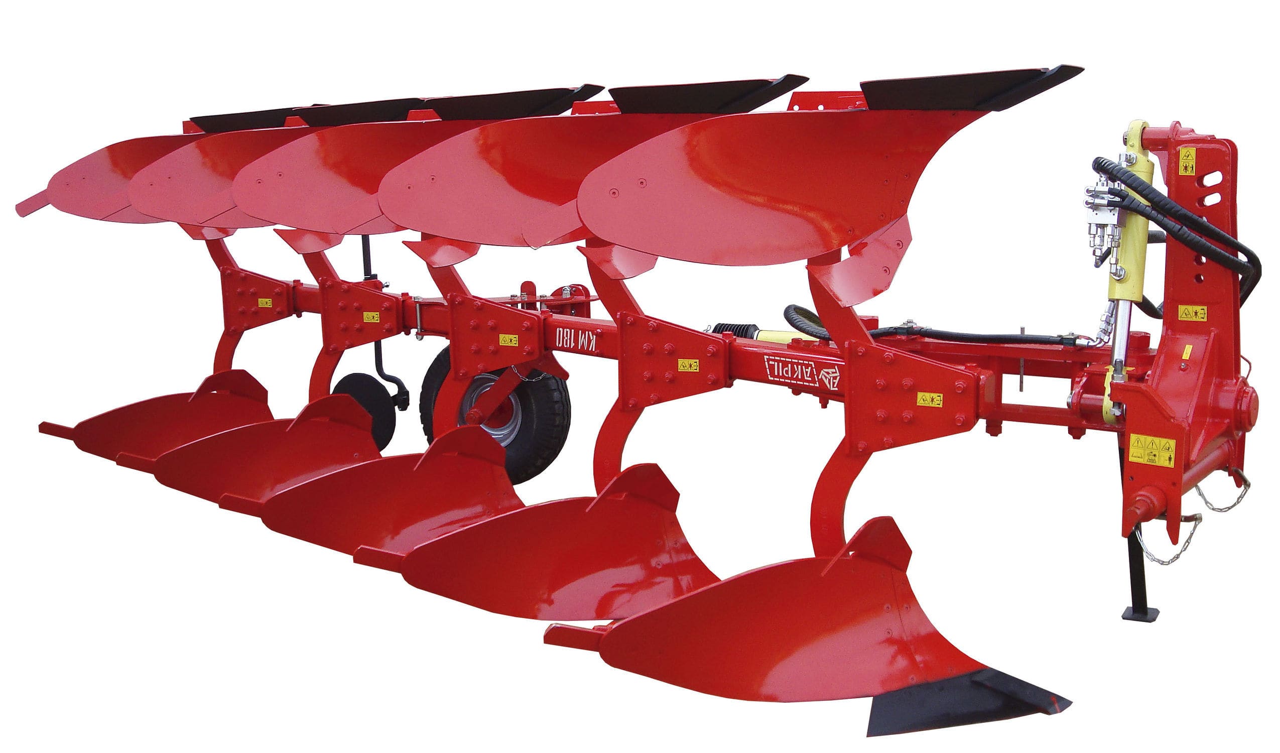 Charrue à versoir - KM 180 / VARIO - Akpil - à disques / portée / 1 ...