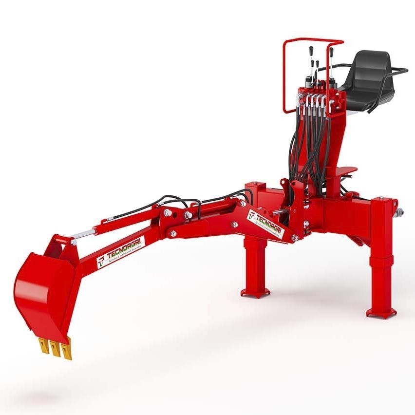 Rétrocaveuse pour tracteur - E 15 - Tecnoagri - hydraulique