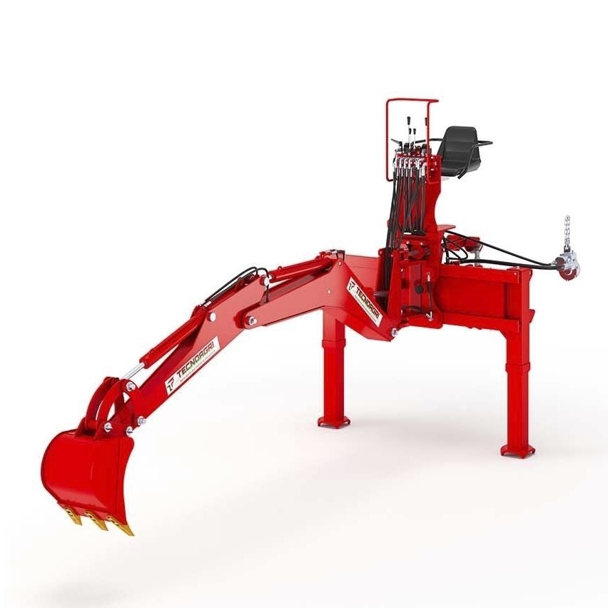 Rétrocaveuse pour tracteur - E28 - Tecnoagri - hydraulique