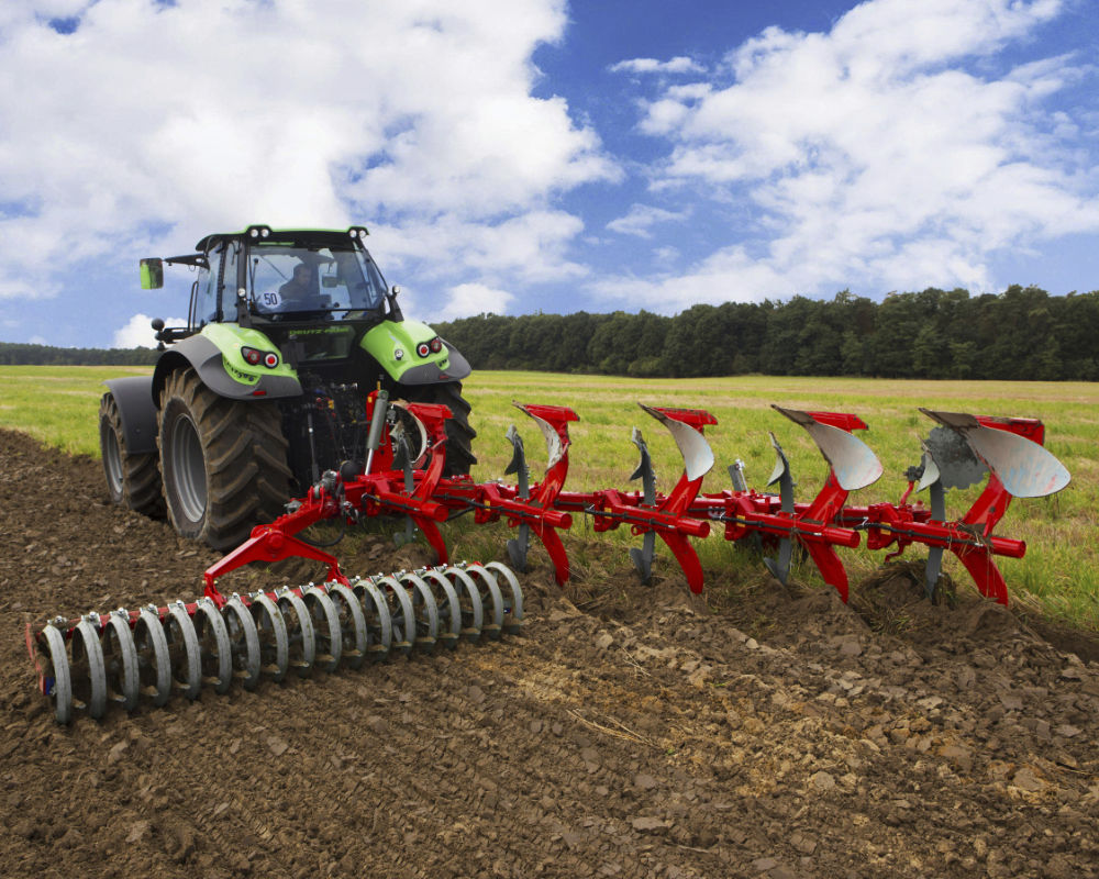 Charrue à versoir - IBIS VARIO - Unia - portée / 5 corps / réversible