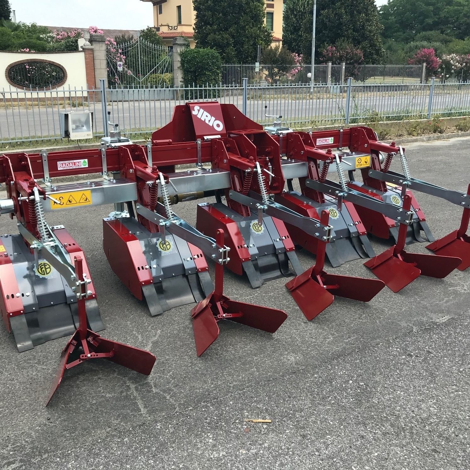 Cultivateur rotatif pliable - SIRIO - Badalini Srl - à plusieurs rangées