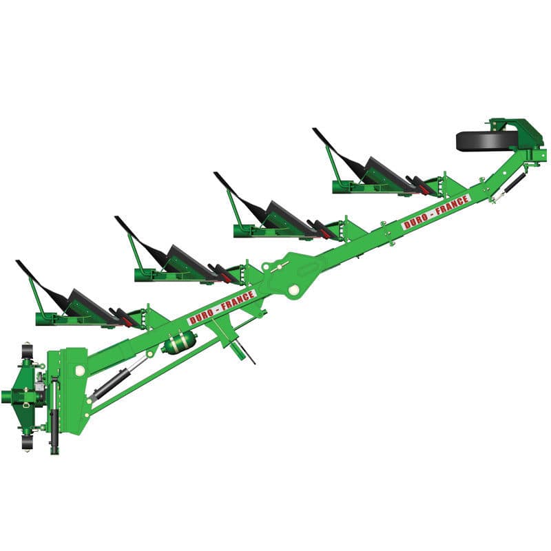 Charrue à versoir - FQ,FS series - Duro France - portée / 4 corps / à ...